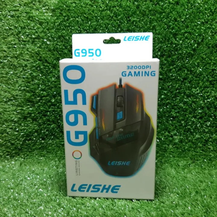 LEISHE G950 RGB Wired Gaming Mouse – 3200 DPI Price in Bangladesh ...